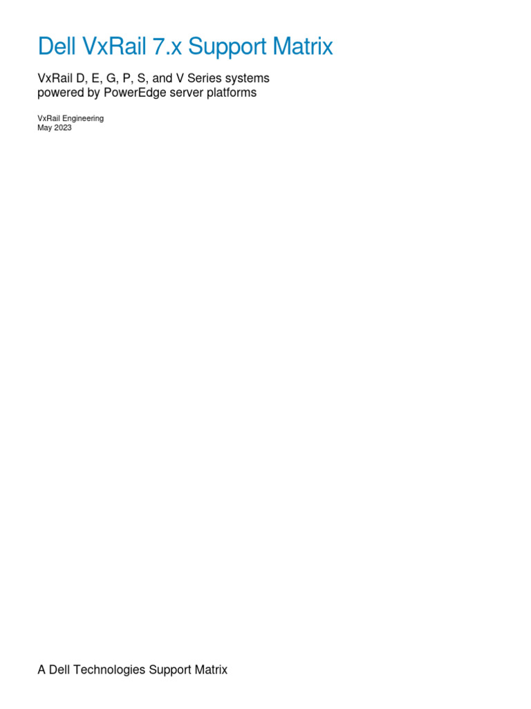 Vxrail SM | PDF | Solid State Drive | Computer Cluster