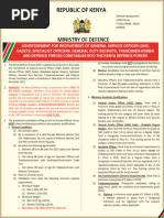 KDF Ranks and Salary Overview | PDF | Military Rank | Corporal