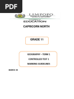 Grade 12 Mapwork Task 2024 | PDF | Topography | Geographic Information ...