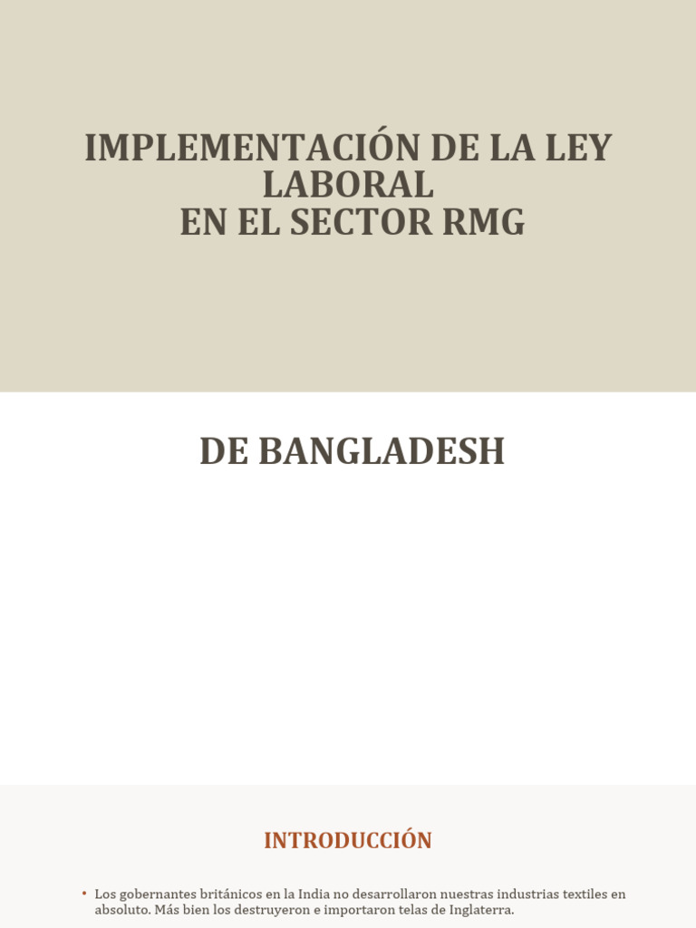 Final Sobre Derecho Laboral | PDF | Derecho laboral | Industria textil