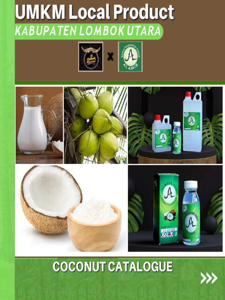 Katalog Olahan Kelapa Fix | PDF | Coconut | Food Science
