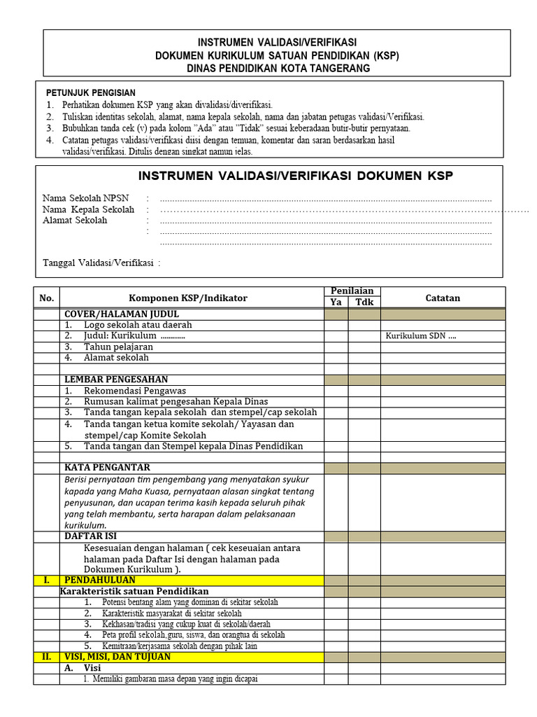 Instrumen Validasi - Ksp-Ikm | PDF