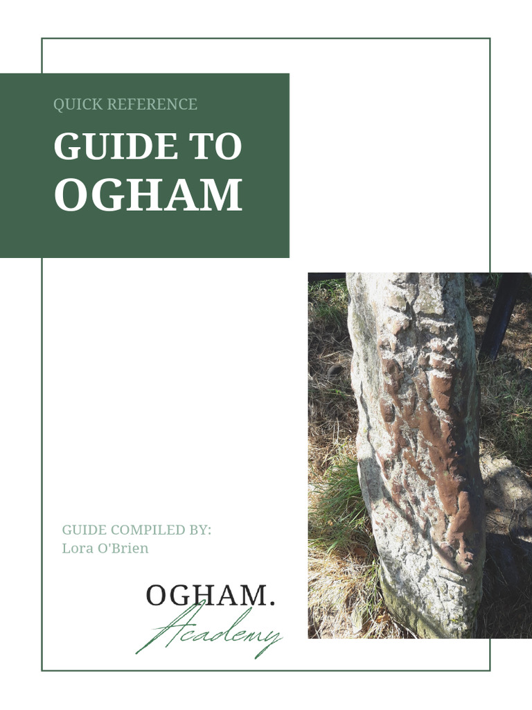 Ogham: A Quick Reference Guide | PDF | Writing | Collation