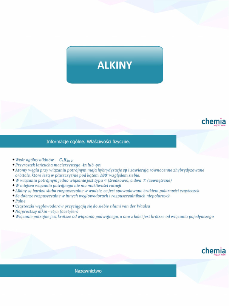 Alkiny | PDF