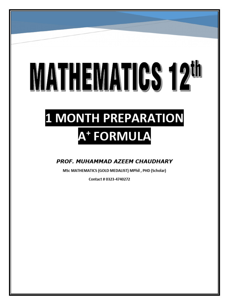 12 Mathematics | PDF | Mathematical Analysis | Mathematics