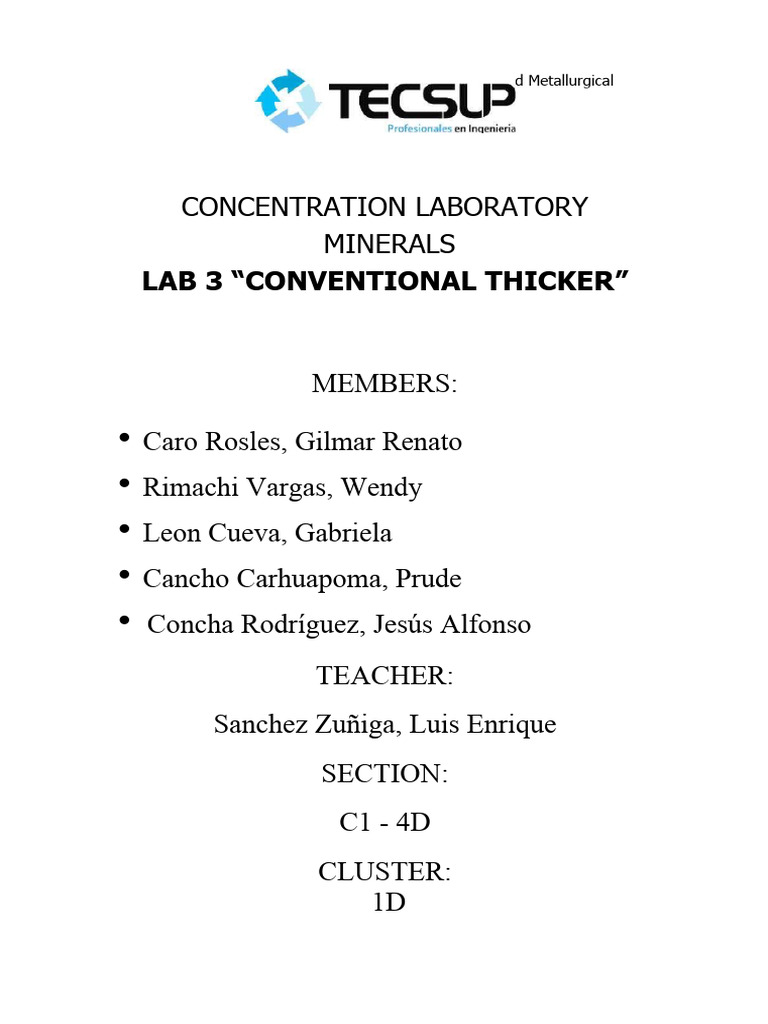 Conventional Thickener | PDF | Ion | Chemical Substances