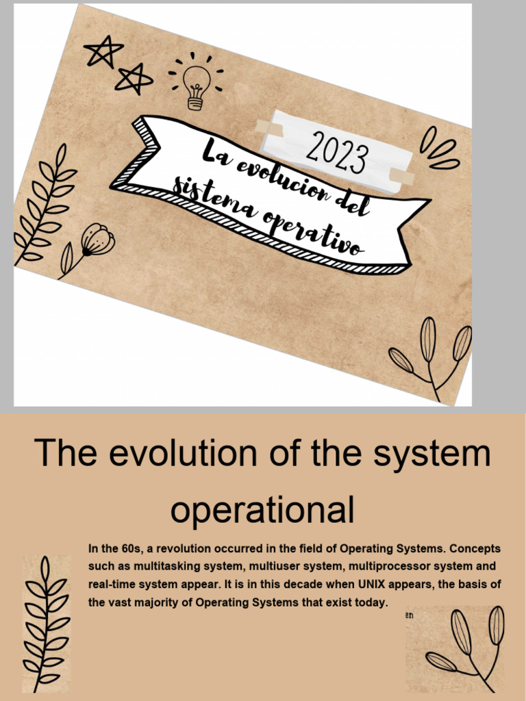 The Evolution Of The Operating System Pdf Operating System User Interface