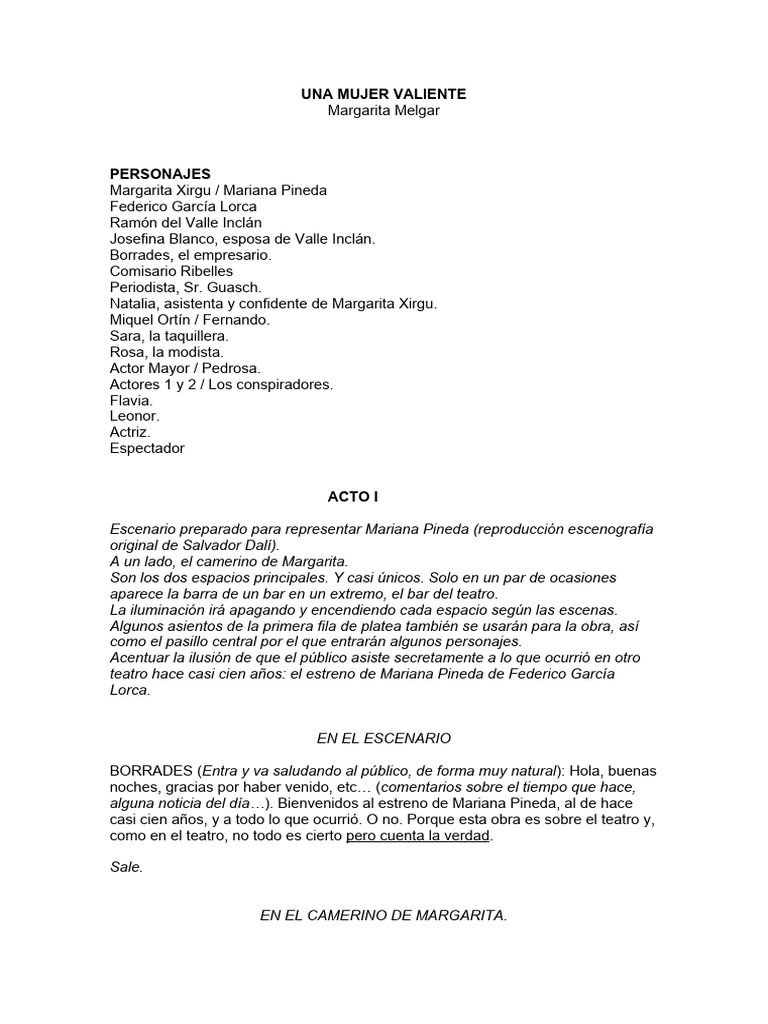 Una Mujer Valiente | PDF | Amor