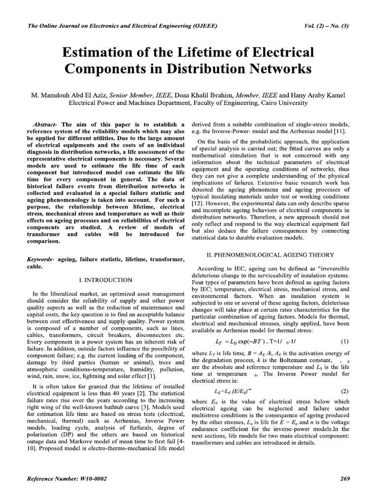 Life Estimation | PDF