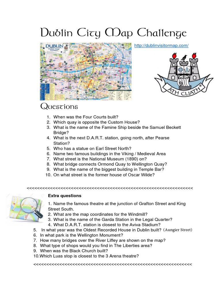 Dublin City Map Challenge | PDF
