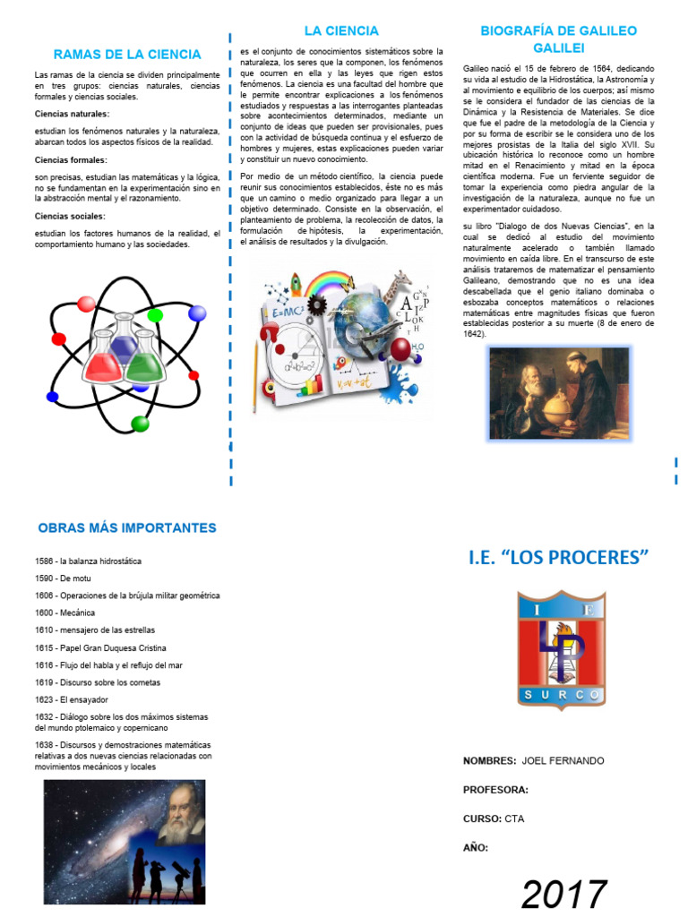 Trip Ramas de La Ciencia | PDF | Science | Método científico