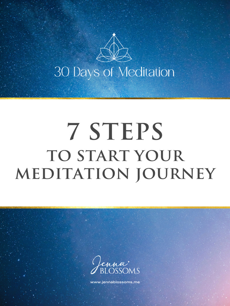 7 Steps to Begin Meditation Practice | PDF | Meditation | Thought