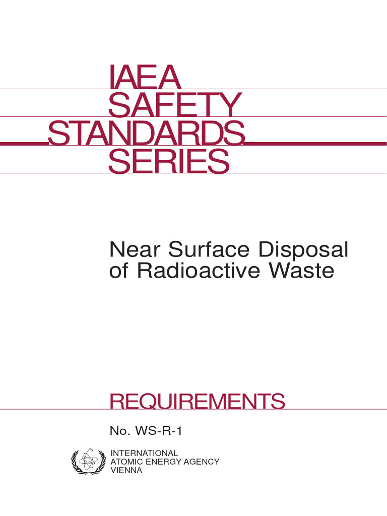 Near Surface Disposal of Radioactive Waste | PDF | International Atomic ...