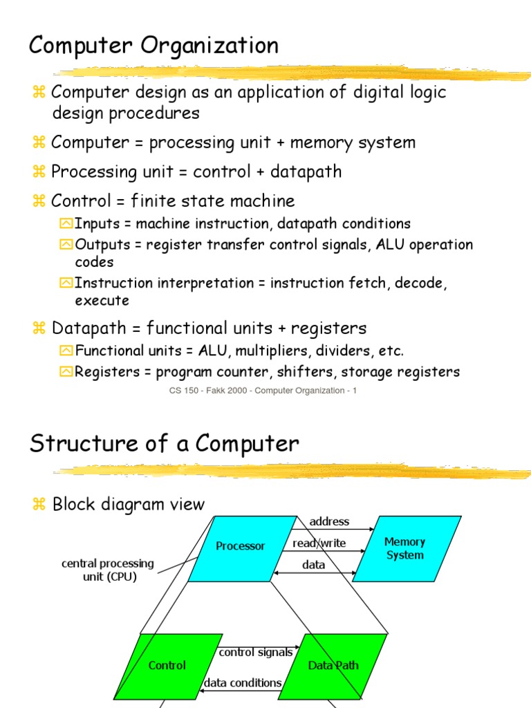 08 CompOrg | Download Free PDF | Instruction Set | Central Processing Unit