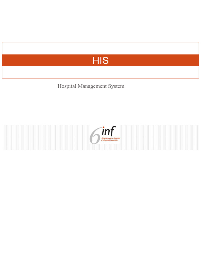 HIS, Hospital Management System | Download Free PDF | Patient | Hospital