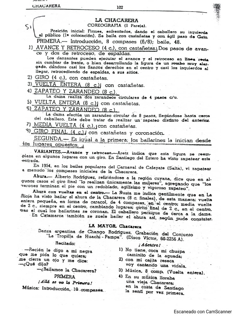 Danzas Cens 2023-2024 | PDF