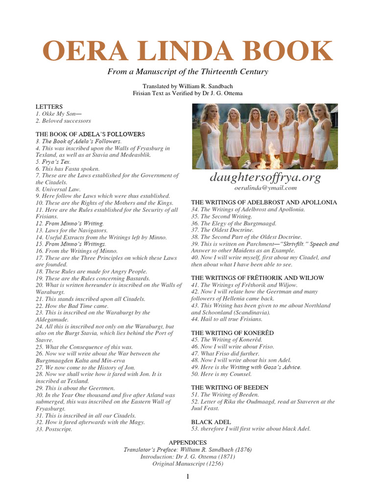 Oera Linda Book | PDF