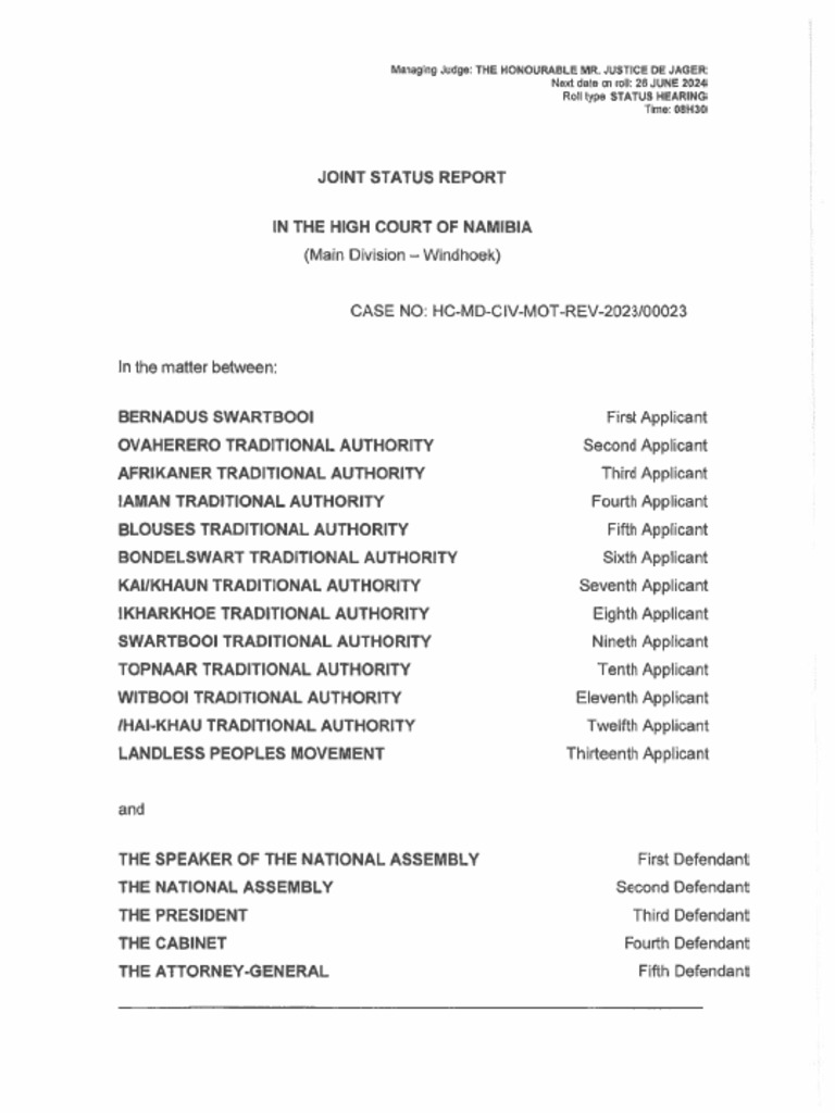 Joint Status Report - 240627 - 192041 | PDF