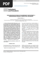 Modified Kocker's Method for Shoulder Dislocation | PDF | Shoulder ...