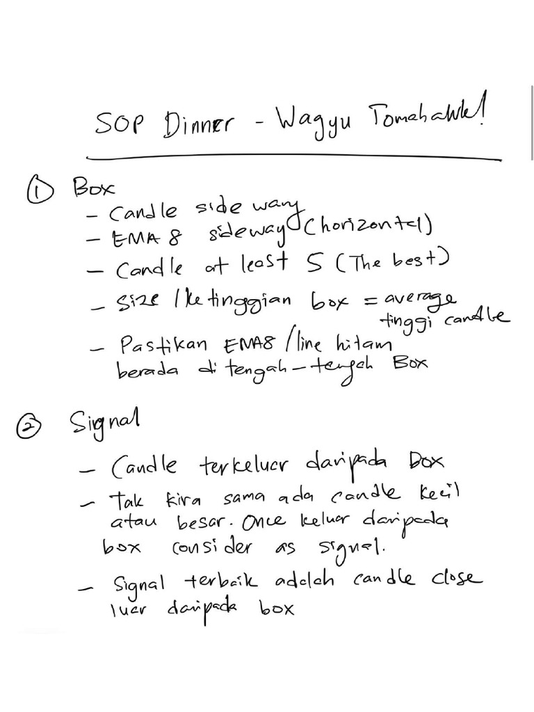 Short Note SOP Dinner | PDF Short Note SOP Dinner | PDF