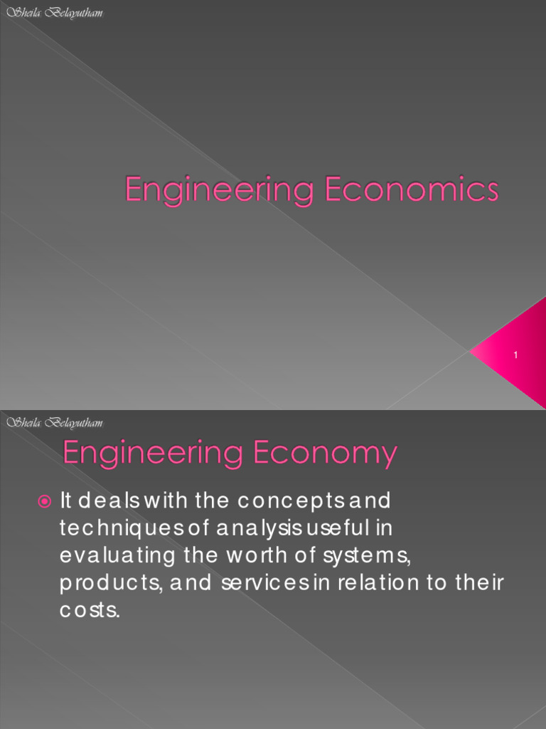 18 Engineering Economics | PDF | Interest | Net Present Value