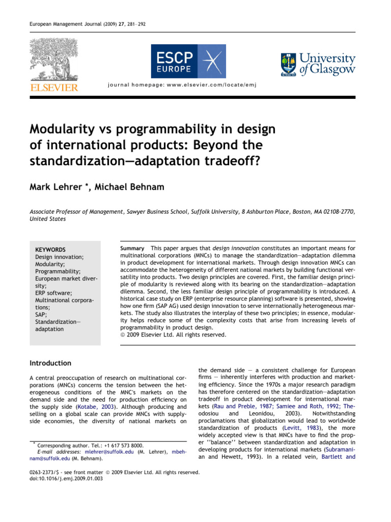 3.5 Lehrer2009 | PDF | Modularity | Software