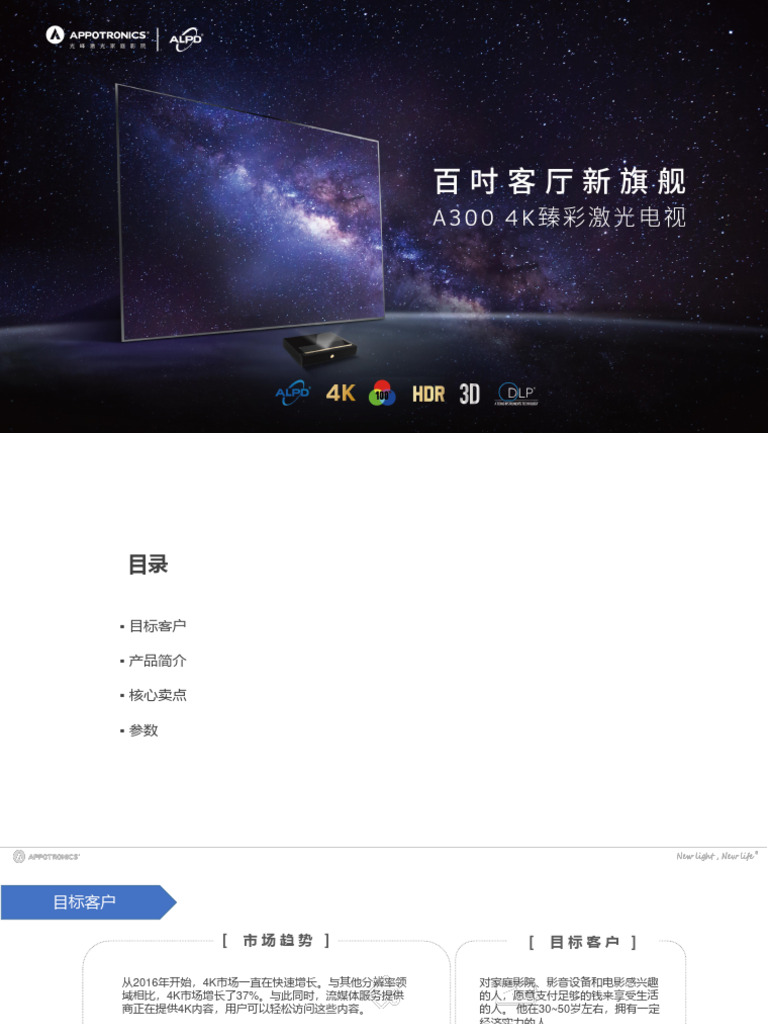 Appotronics Laser A300 4K | PDF