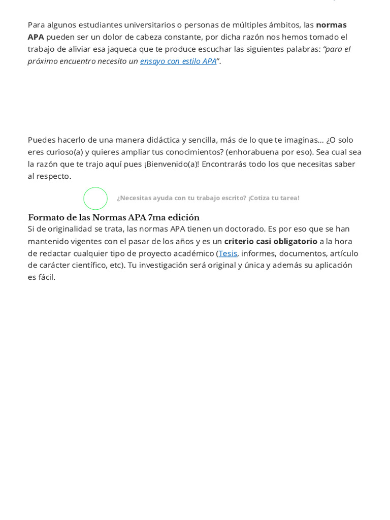 Normas APA Con Plantilla y Generador 2024 - Séptima Edición | PDF ...