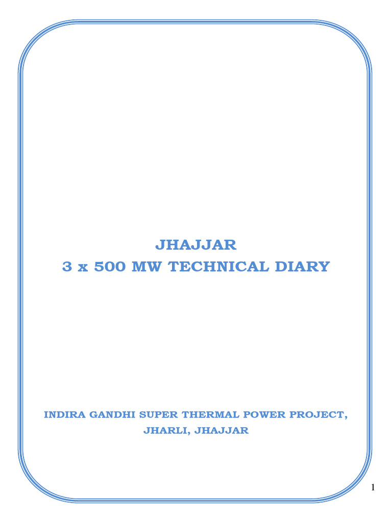 Technical Diary | PDF | Energy Conversion | Mechanical Engineering