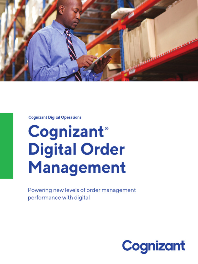 Cognizant Digital Order Management Brochure | PDF | Automation | Analytics