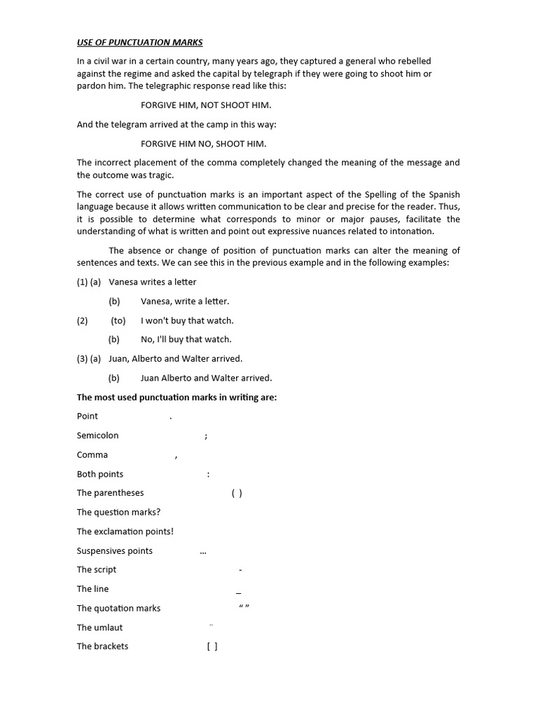 Use of Punctuation Marks | PDF | Bracket | Punctuation