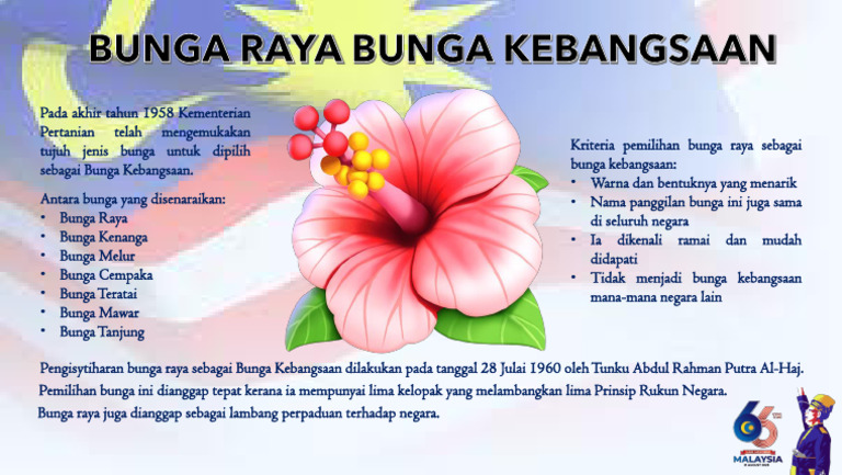 Bunga Raya Bunga Kebangsaan | PDF