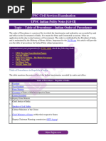 Indian Order of Precedence List | PDF | Government | Positions Of Authority