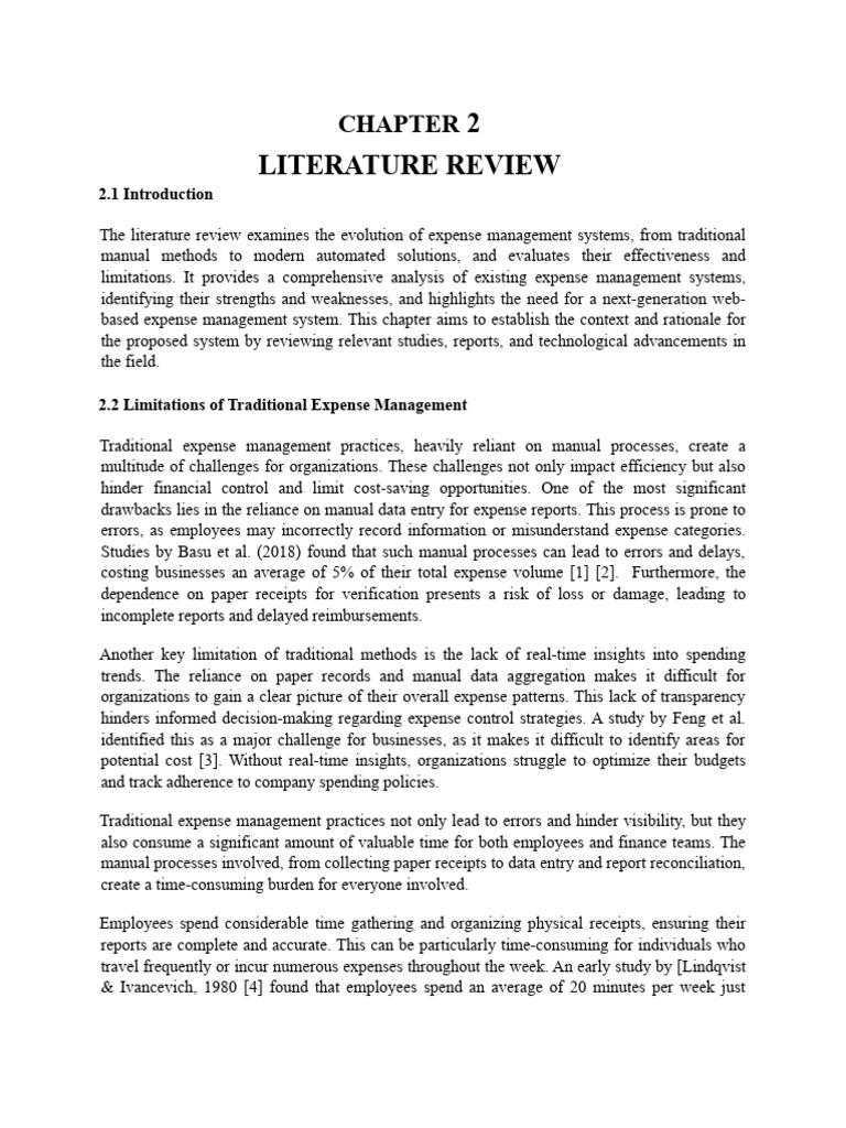 CHAPTER 2 Expense Management System | PDF | Cloud Computing | Expense