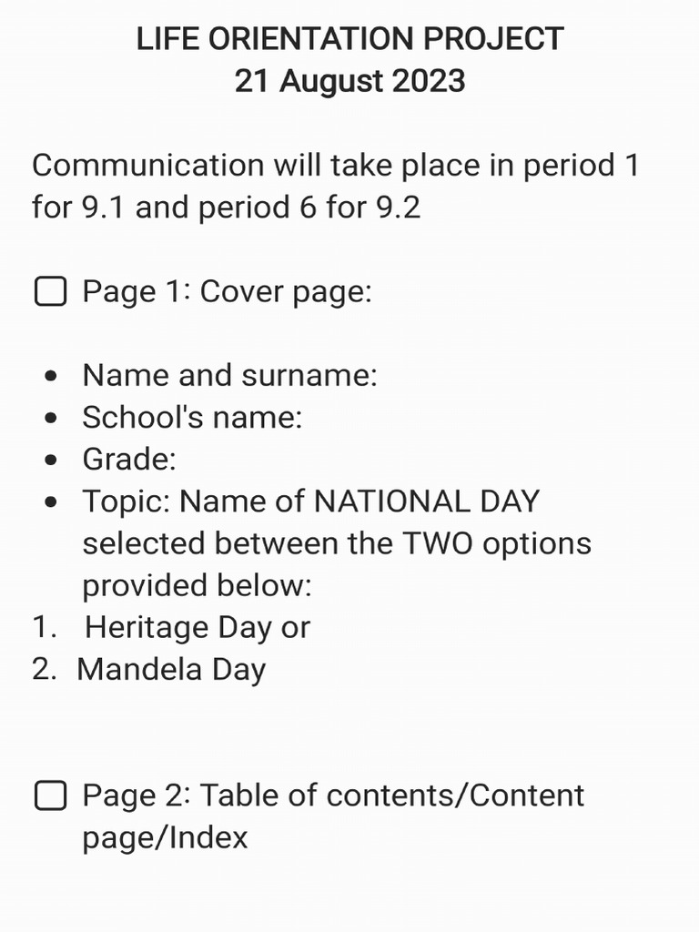 Grade 9 Term 3 - Project - 230821 - 025140 | PDF