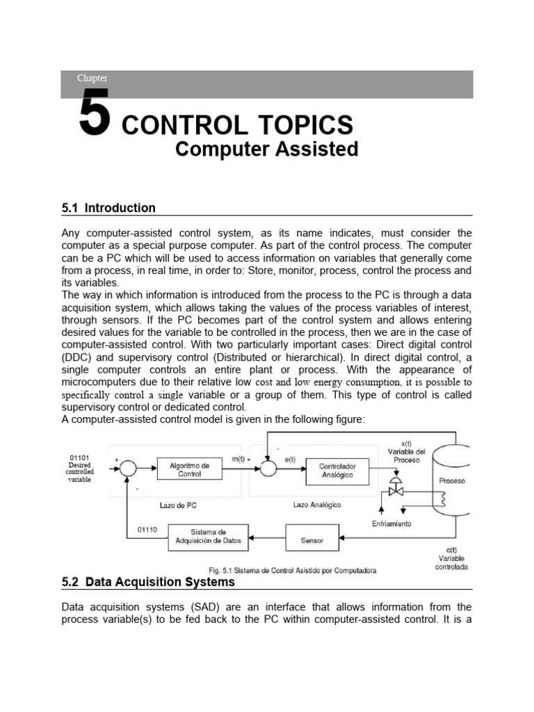 Computer-Assisted Control Systems Guide | PDF | Signal To Noise Ratio ...