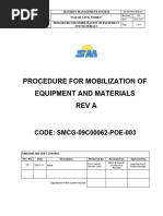 Project Mobilisation Plan | PDF | Procurement | Employment