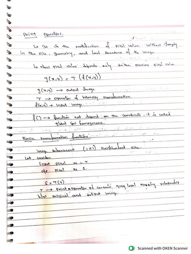 Point Operators and Hist - Eq | PDF