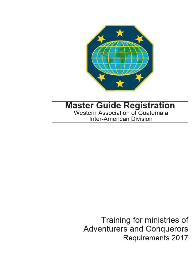 Master Guide Card | PDF | Seventh Day Adventist Church | Christian ...
