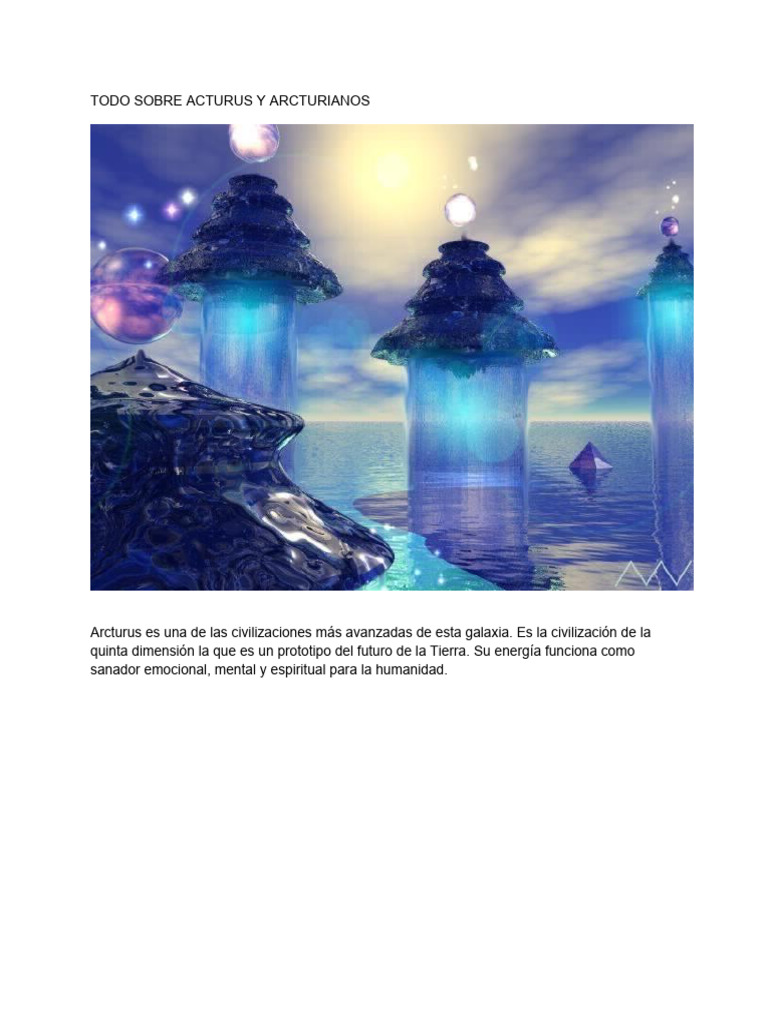 Todo Sobre Acturus y Arcturianos | PDF | Universo | Mente Todo Sobre Acturus y Arcturianos | PDF | Universo | Mente