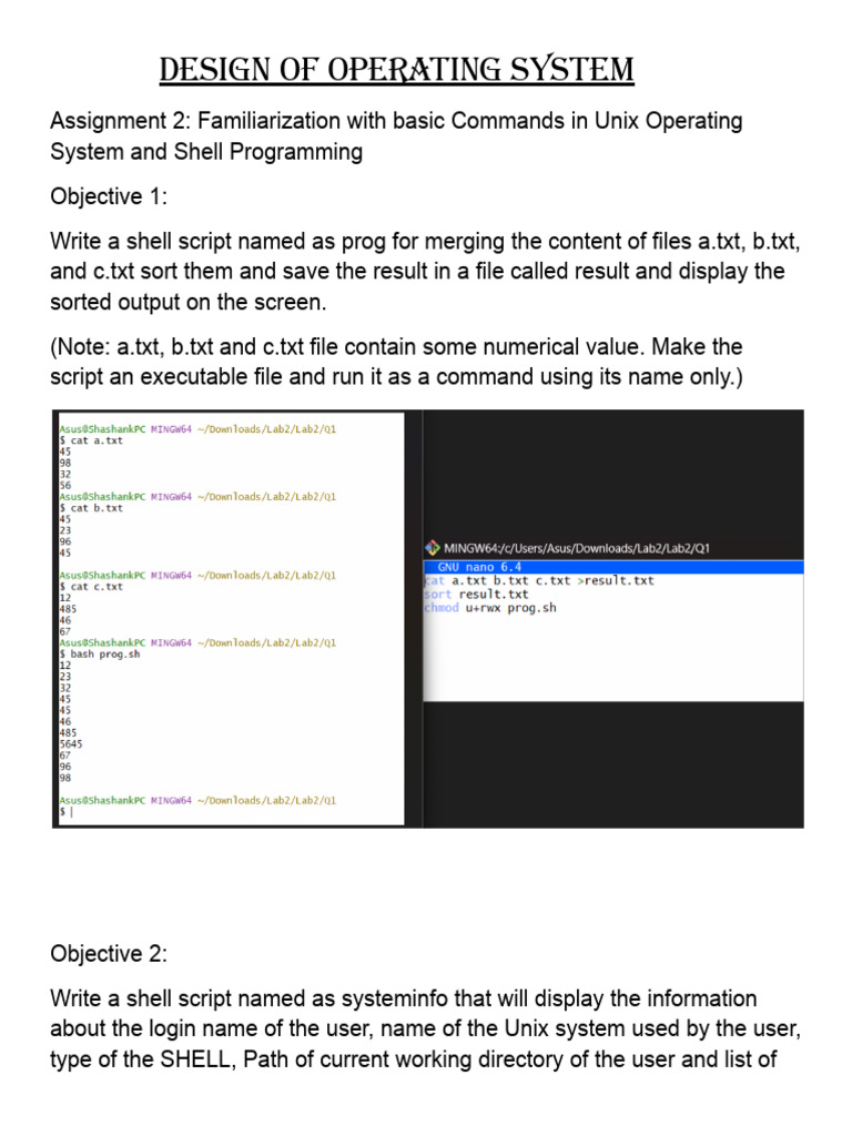 DOS Assignment 2 | PDF