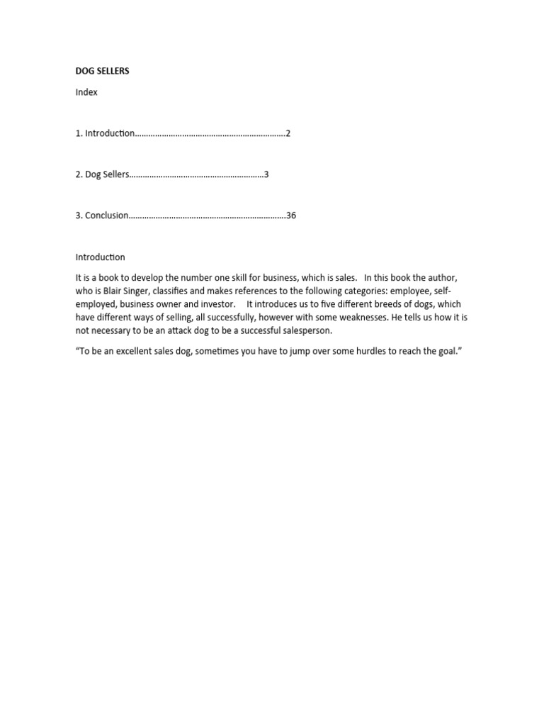 Dog Sellers | PDF | Sales | Dogs