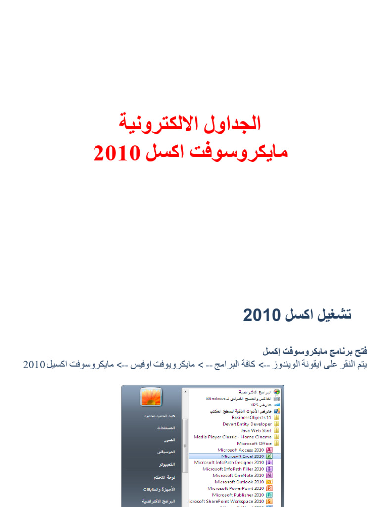 Excel 2010 | PDF