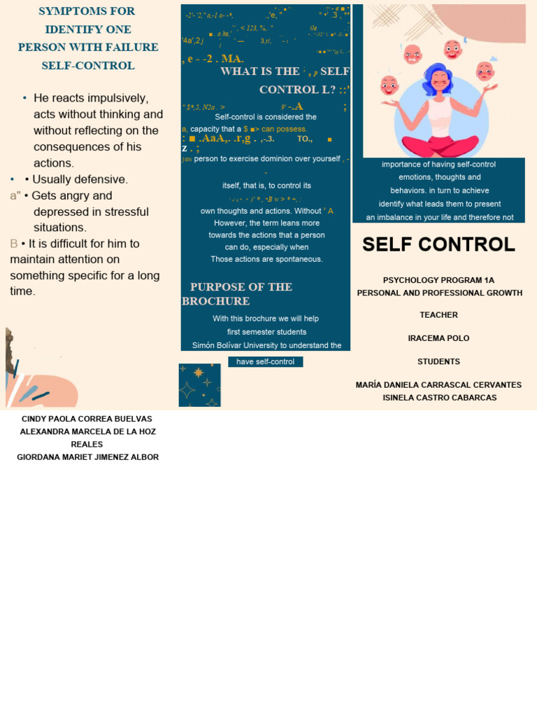 Self Control | PDF | Self-Management | Self Control