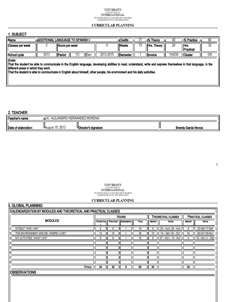 English Planning | Download Free PDF | English Language | Information