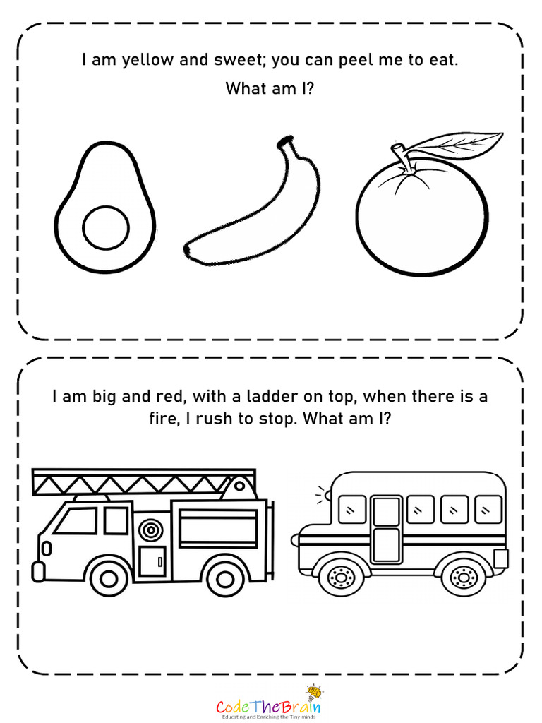 Riddle Coloring | PDF