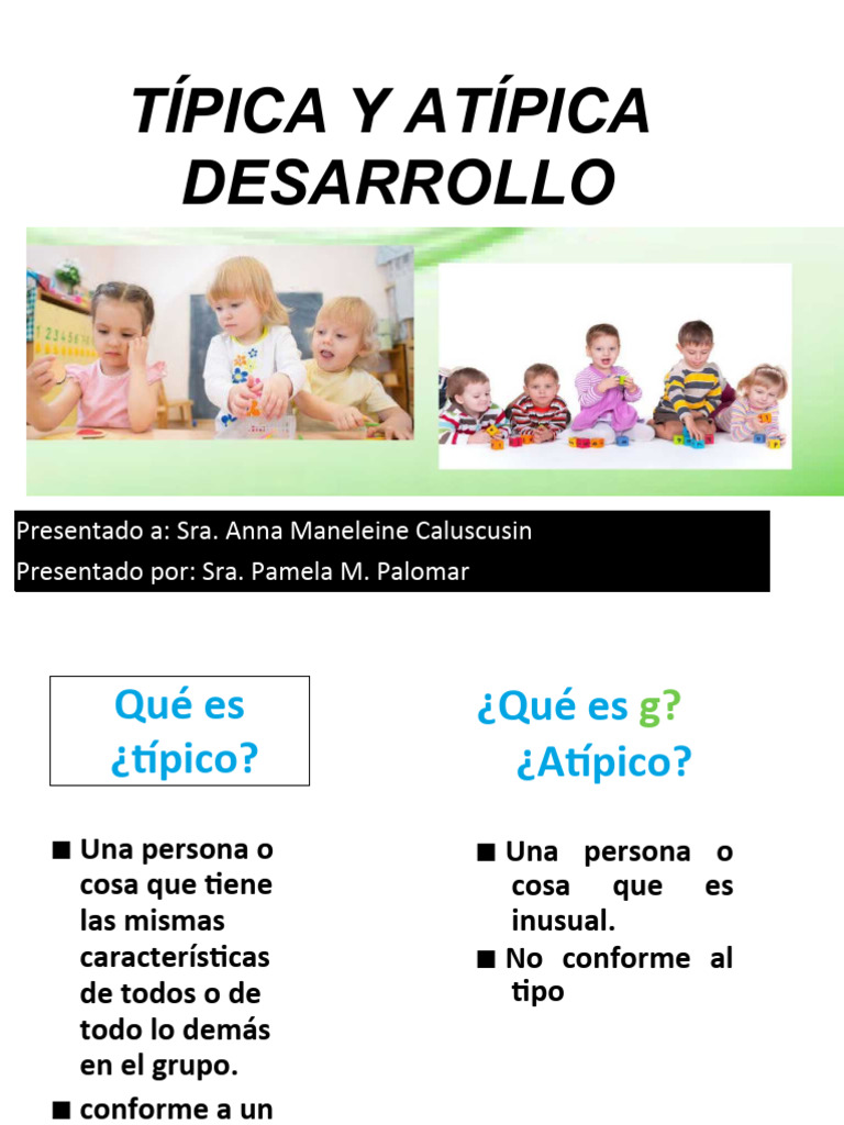 Desarrollo Típico y Atípico Infantil | PDF | Comportamiento | Adolescencia