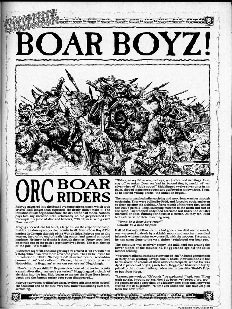 WD106 Bratts Boar Boyz (OCR) | PDF
