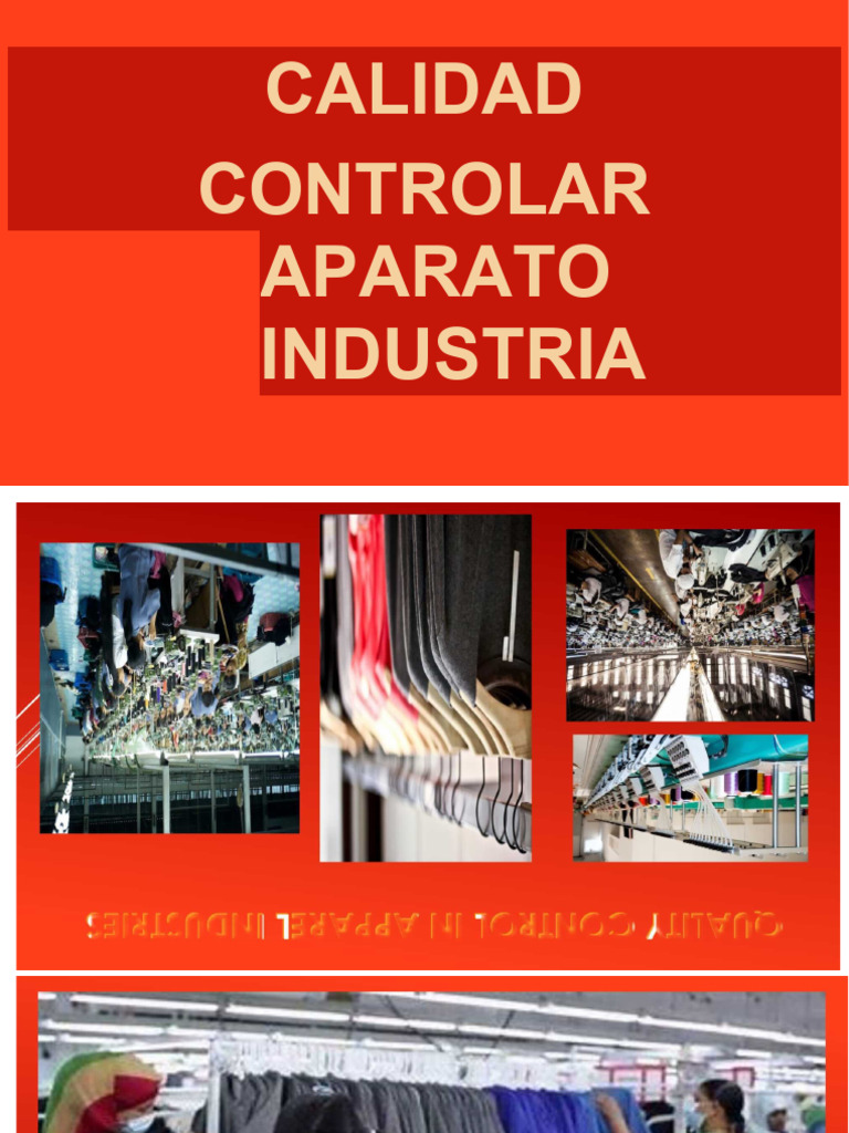 Control de Calidad en La Industria de La Confección | PDF | Calidad ...