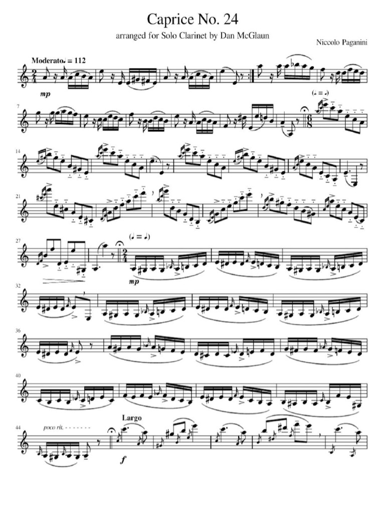Paganini- Caprice N24 | PDF
